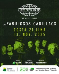 Los Fabulosos Cadillacs en Lima 2025 - Tu Entrada