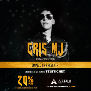 Cris MJ llega en Lima 2025 - Tu Entrada